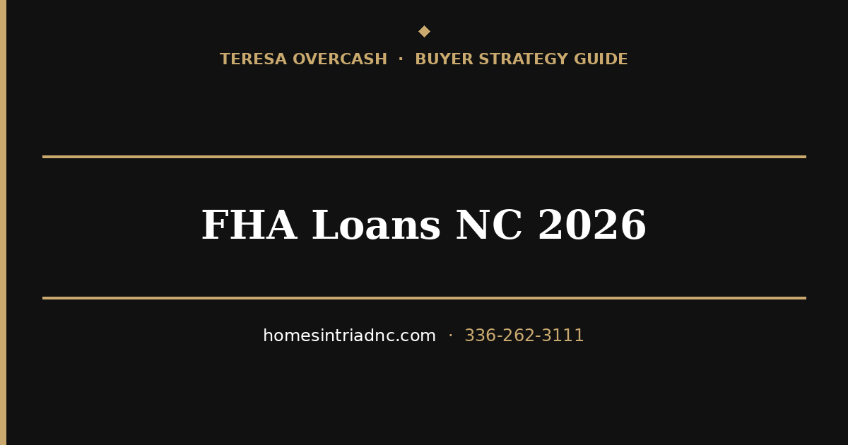 FHA Loans NC 2026